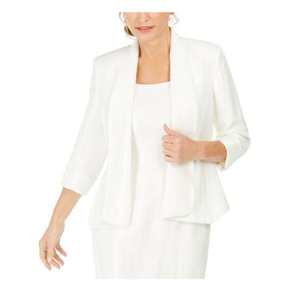 Kasper | Jackets & Coats | Kasper Womens Ivory Wear To Work Blazer ...